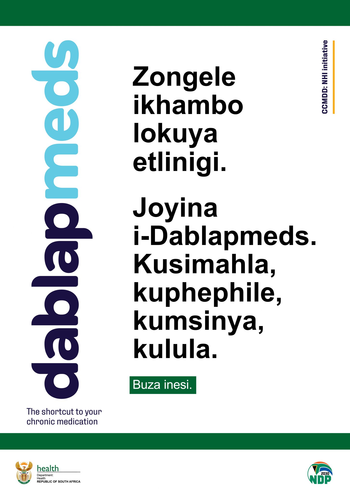 CCMDD – Documents & Resources – National Department of Health