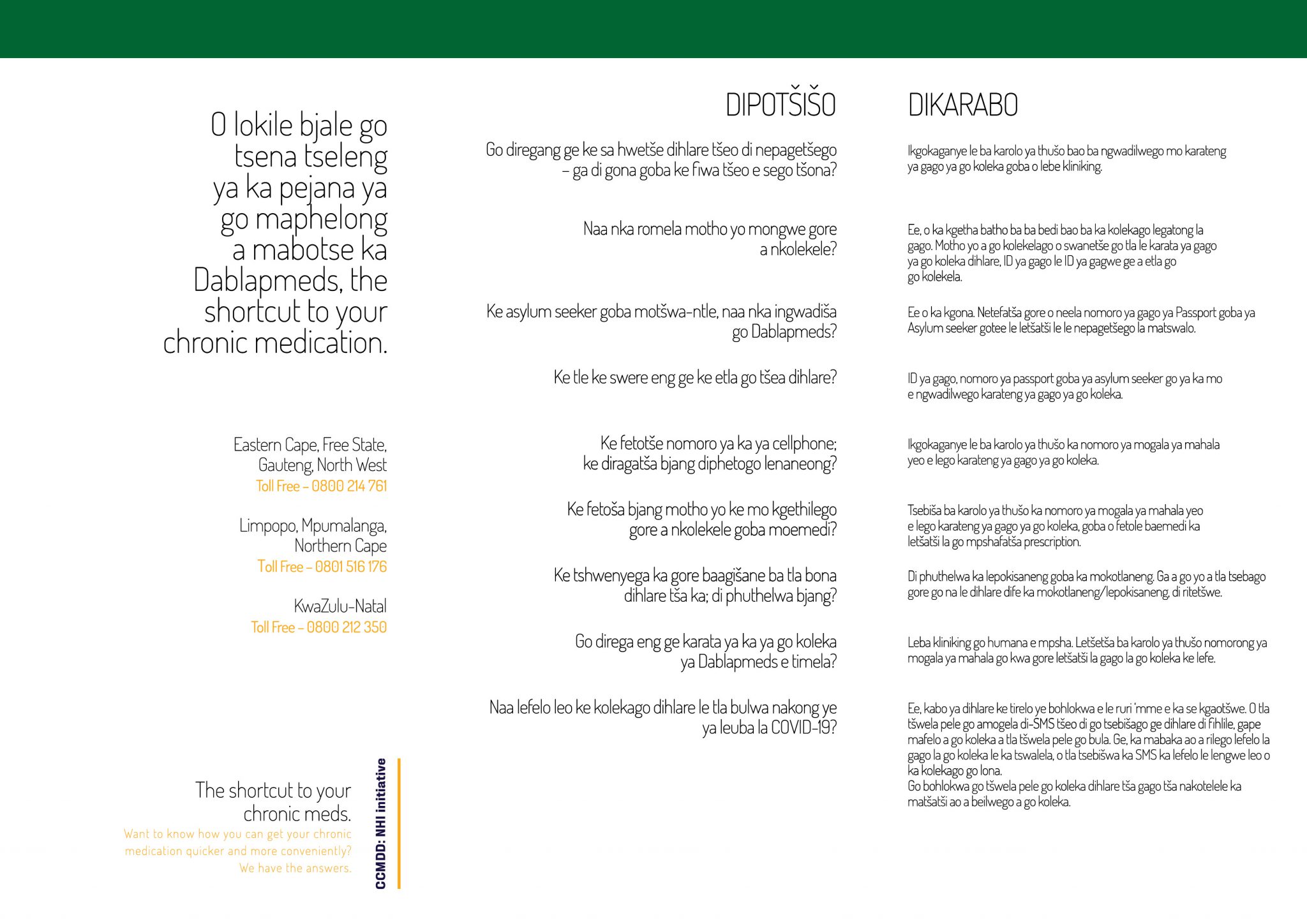 CCMDD – Documents & Resources – National Department of Health