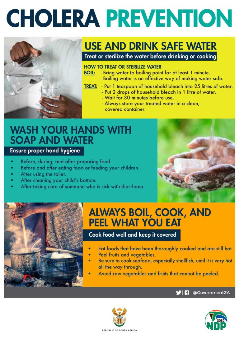 CHOLERA – National Department of Health