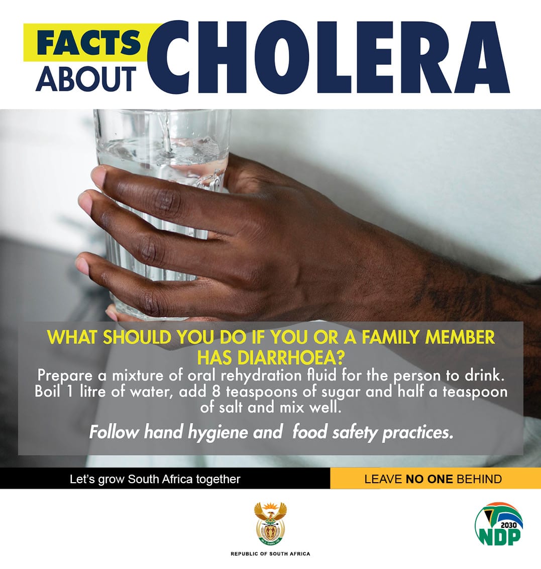 CHOLERA – National Department of Health