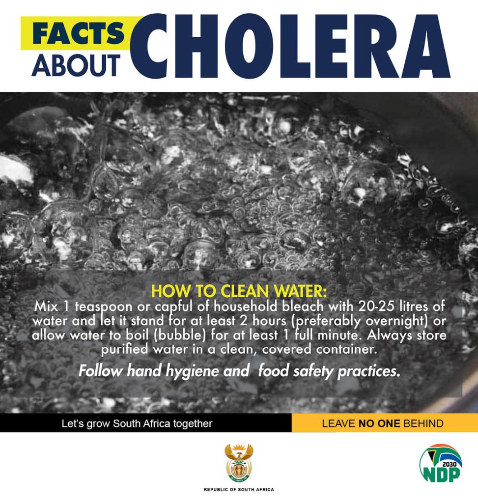 CHOLERA – National Department of Health