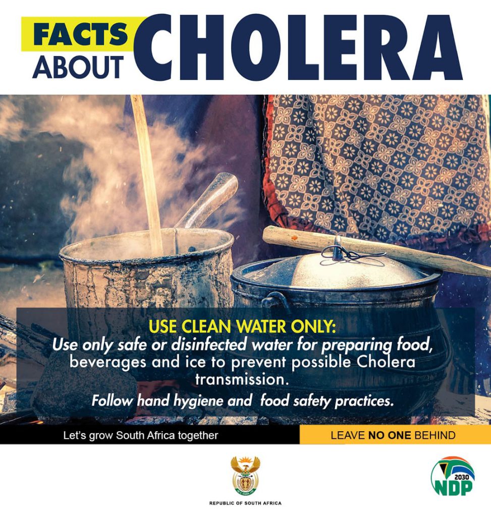 CHOLERA – National Department of Health
